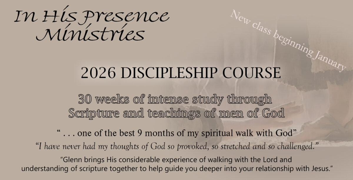 In His Presence Ministries – Glenn & Jessica Meldrum