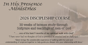 In His Presence Ministries – Glenn & Jessica Meldrum